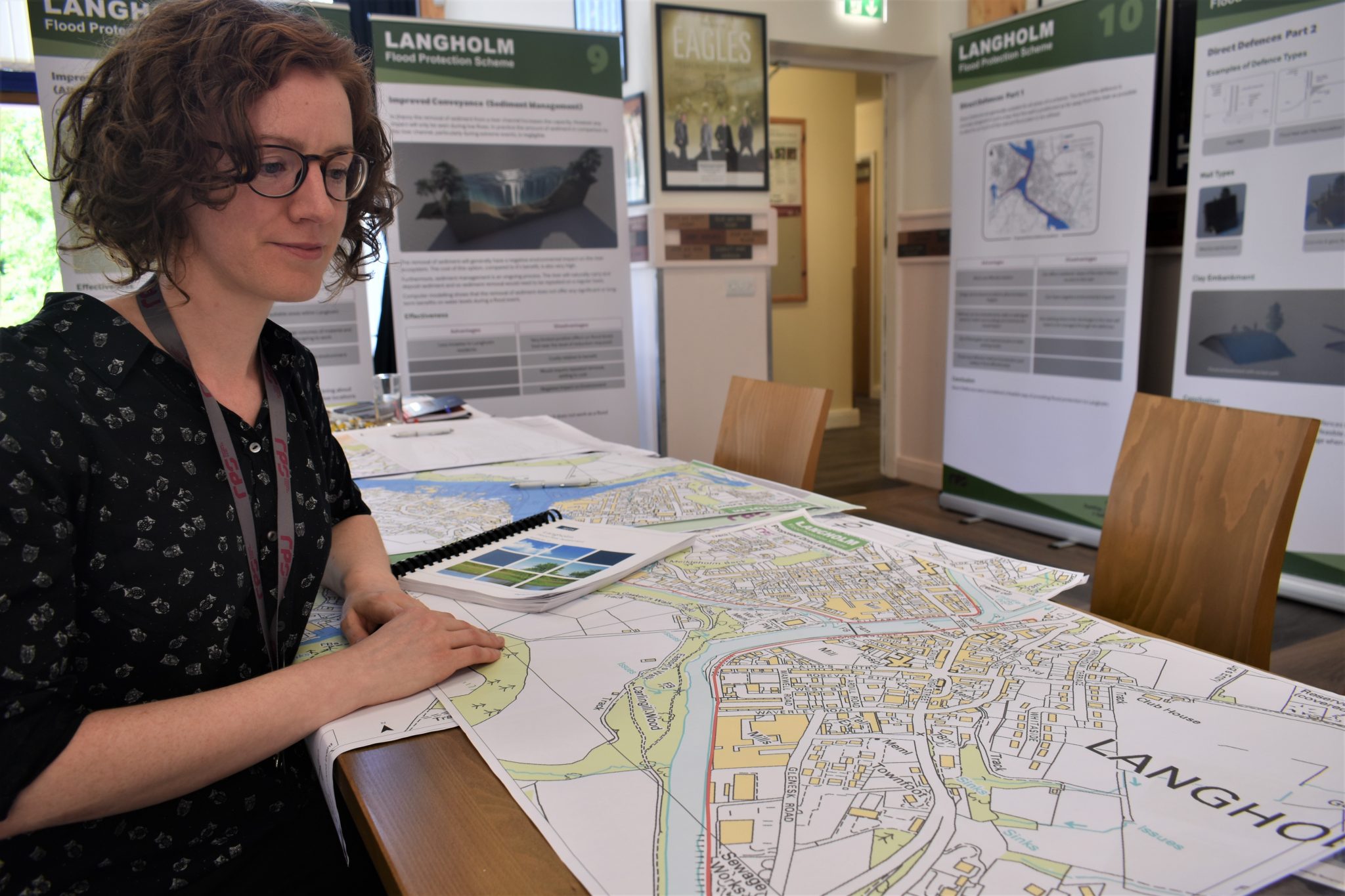 Walls will protect town: Proposed flood protection scheme for Langholm ...